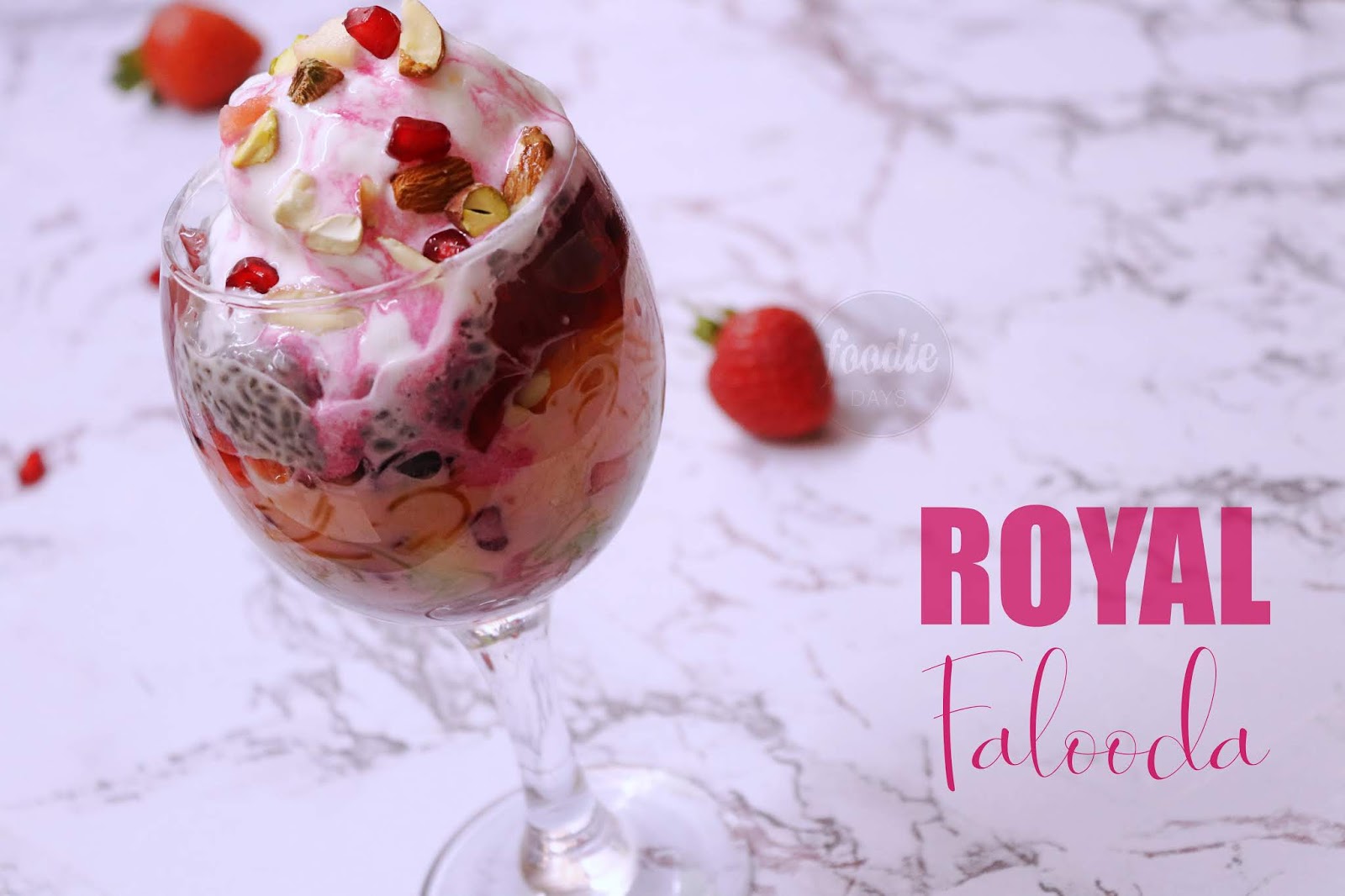 Royal Falooda | Fruit falooda ice cream recipe