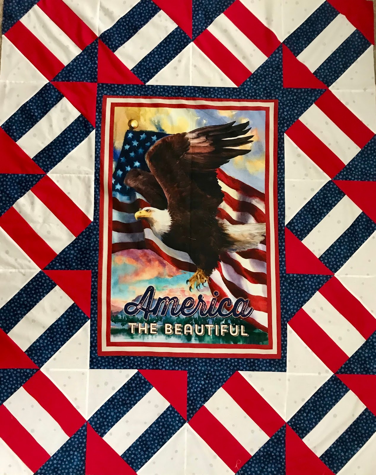 PAT QUILTZ TOO: America The Beautiful Panel Quilts
