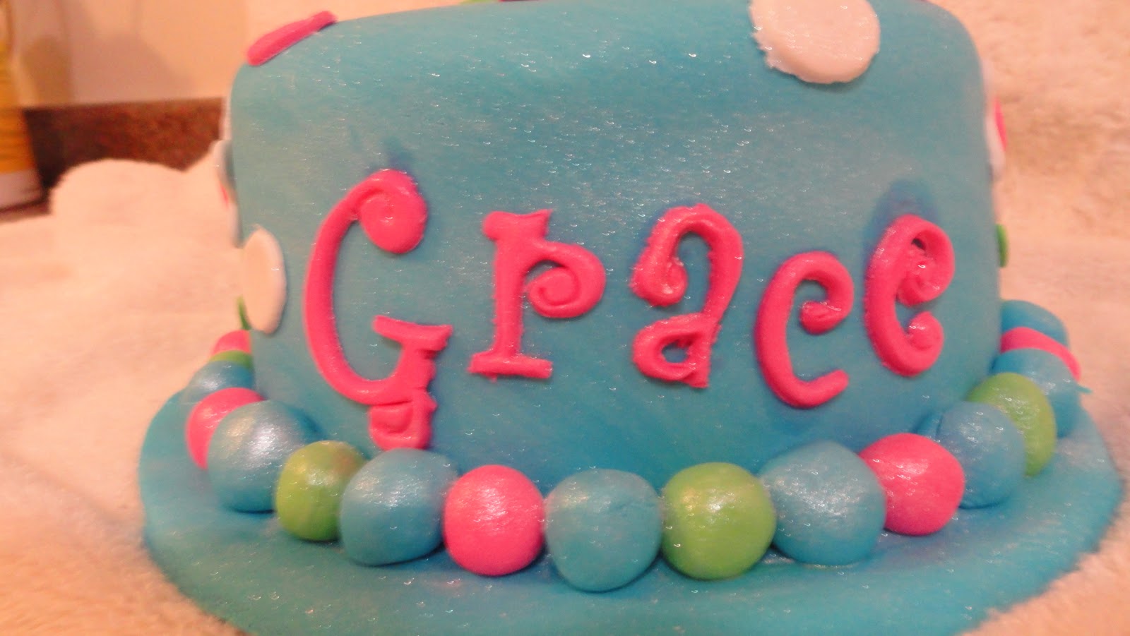 Katie Rose's Cakery: Grace's 1st Birthday Cake!