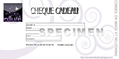 ALLURE Conseil en Image et Relooking: OFFREZ UN CHEQUE CADEAU POUR LES ...