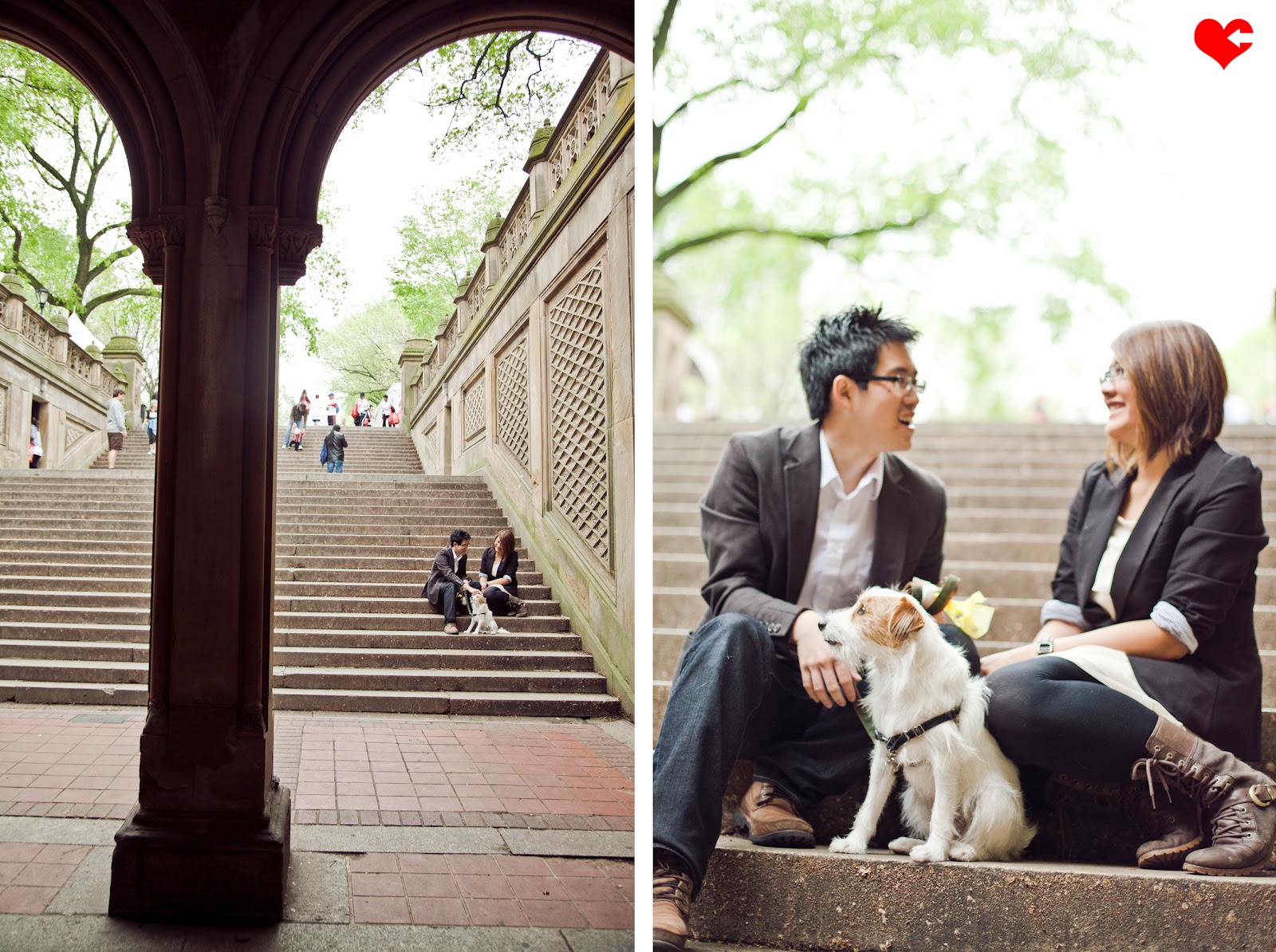 NYC Photo Blog | beIMAGED Photography | beBLOGGED: a couple + their dog ...