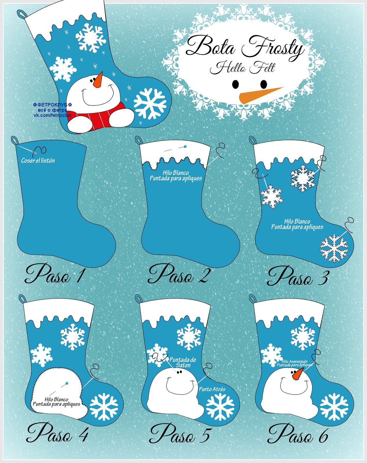 Eu Amo Artesanato: Bota natalina com molde e passo a passo