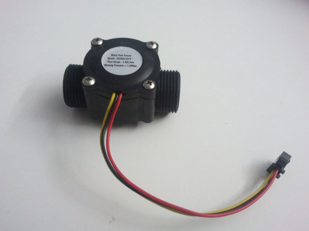 Davide Gironi: AVR Atmega hall effect water flow sensor FS300A