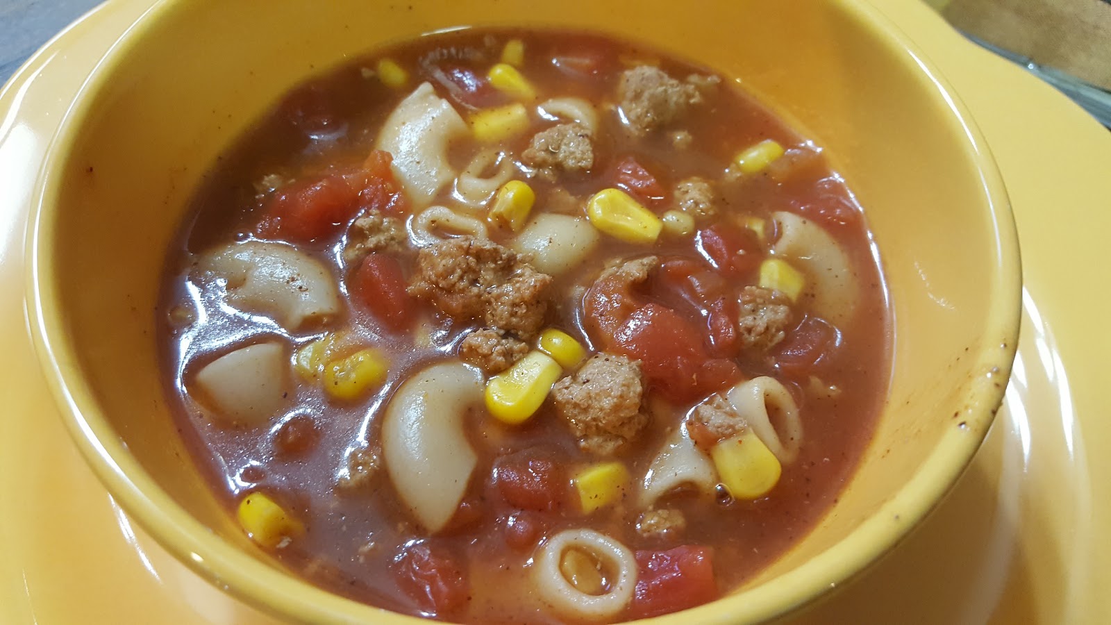 My Patchwork Quilt: CHILI-MAC SOUP