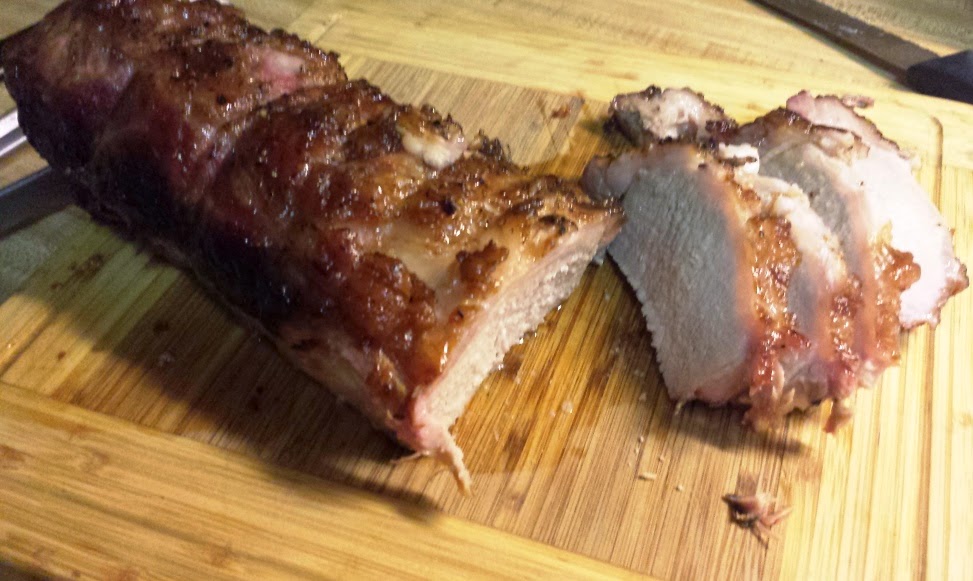 Poorly Dressed Chef: Smoked Pork Standing Rib Roast