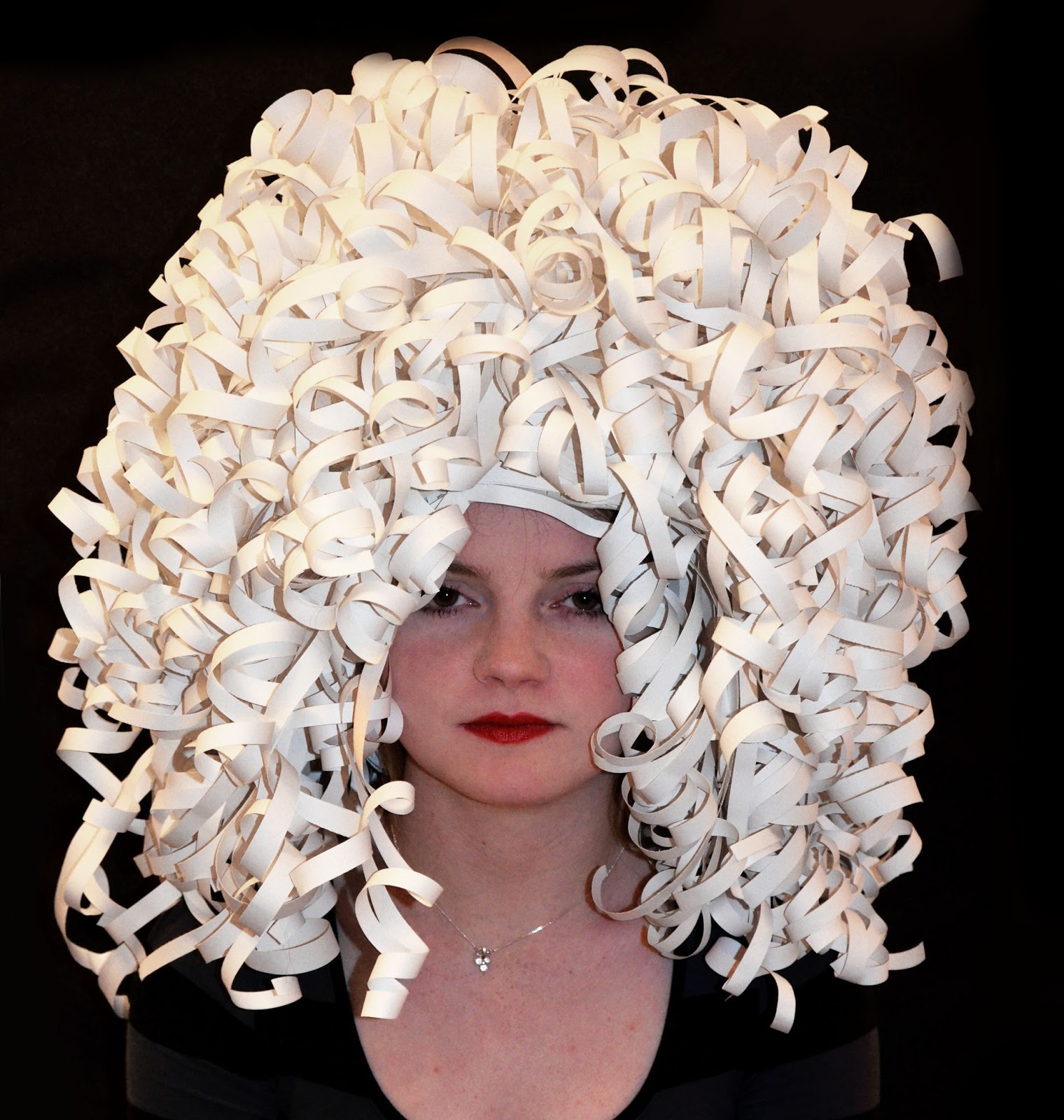 ChloeRoche: Paper wig photos; Portfolio