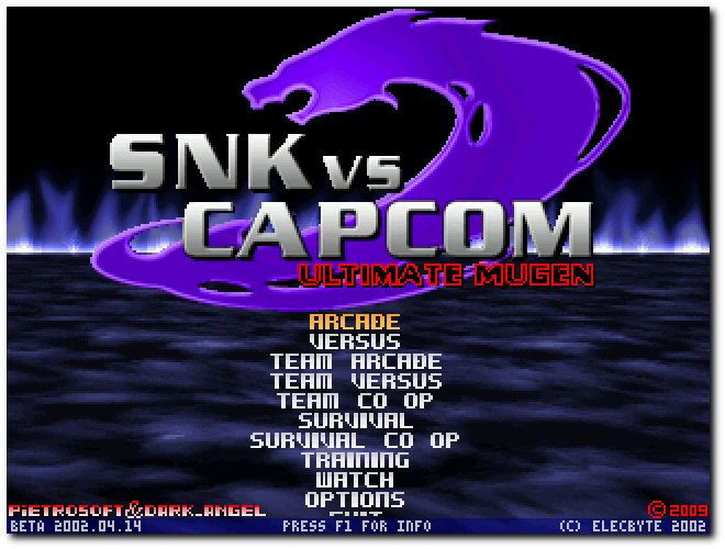 Capcom vs snk 4 screenpack - wesbad