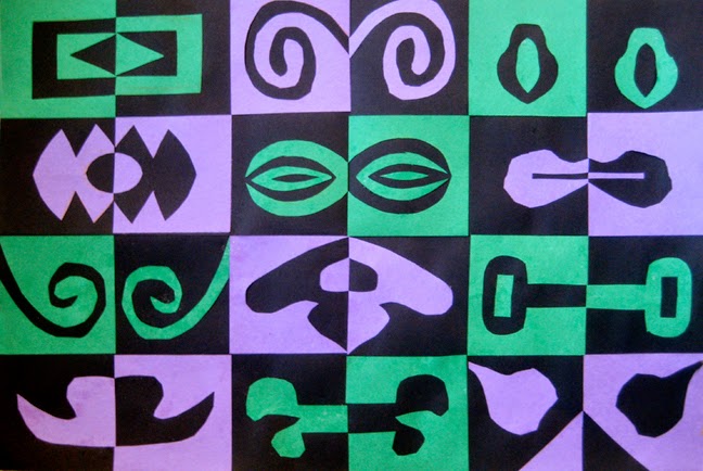 My Adventures In Positive Space: Notan Collages