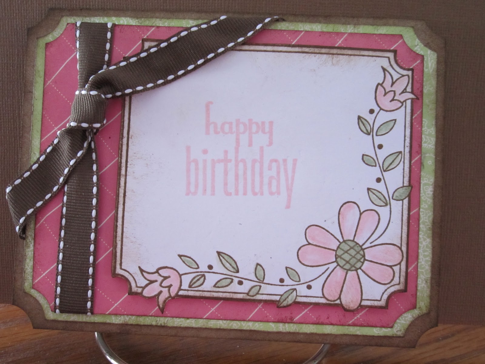 Crazed Crafter: A Friend's B-day card