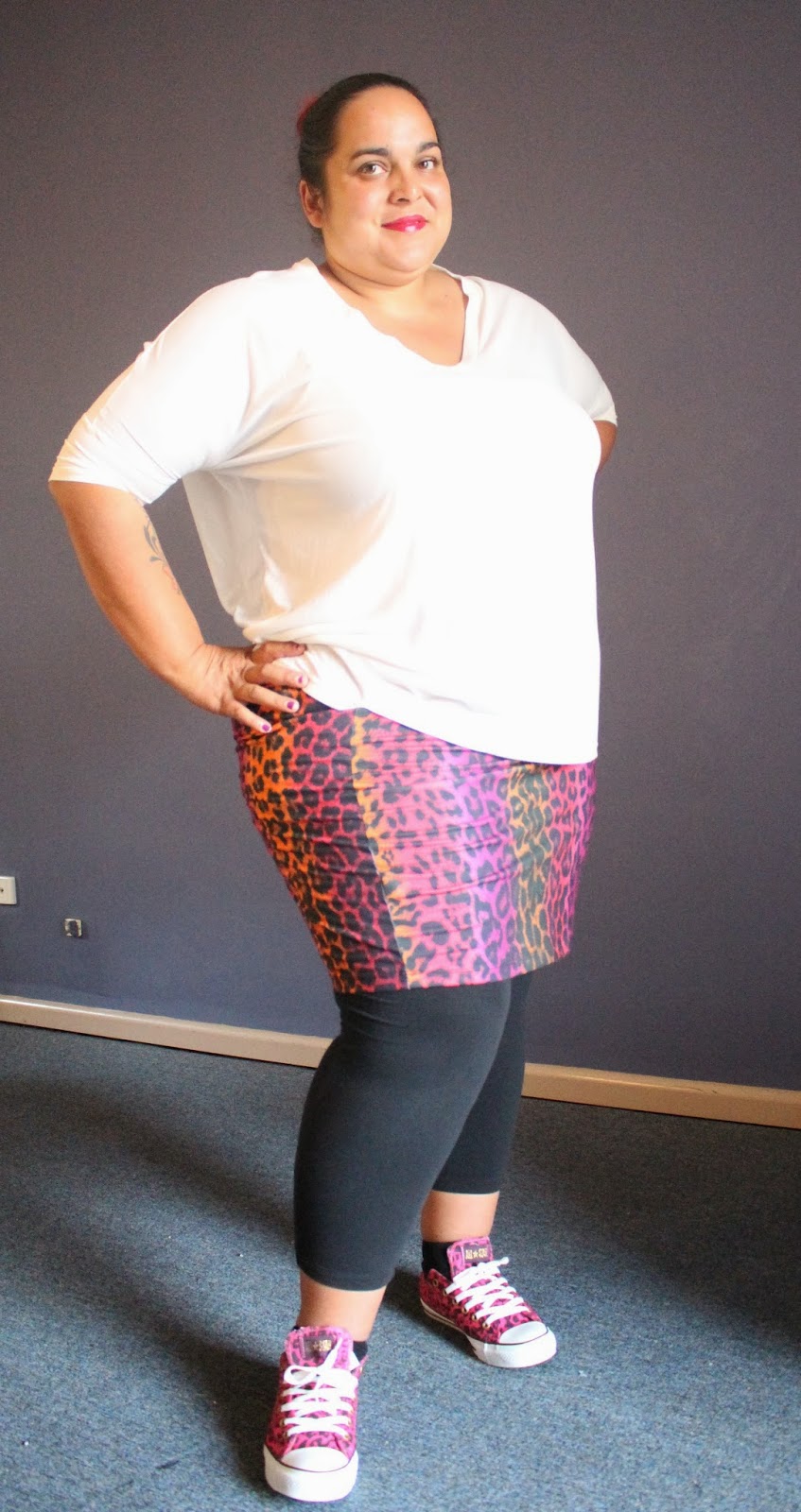 Ms Frangipani Presents.....: OOTD #8 - Pink Leopards in the Shire/Fat ...