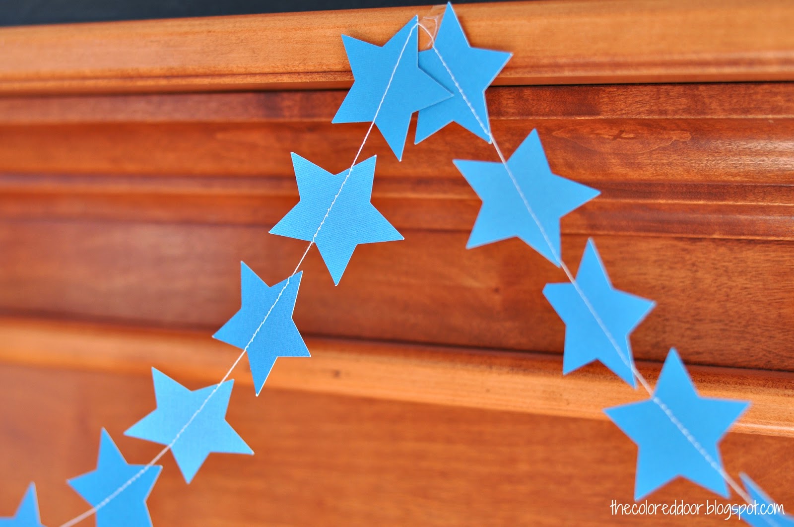 the colored door: Star Garland