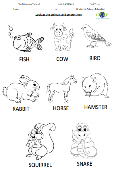 1st Heroes - Unit 1: ANIMALS | ENGLISH LANGUAGE RESOURCES FOR ENGLISH ...