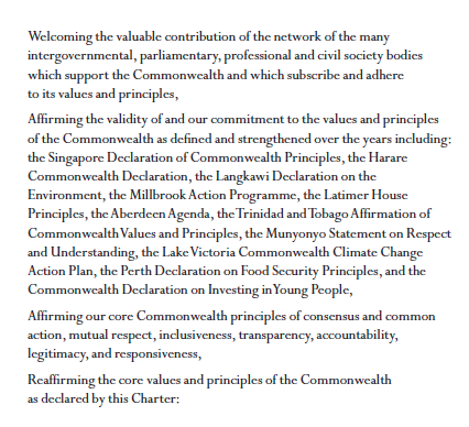 MIKIPEDIA LAW BLOG: CHARTER OF THE COMMONWEALTH DOCUMENT