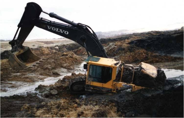 Industry Mayhem: Bogged Excavator
