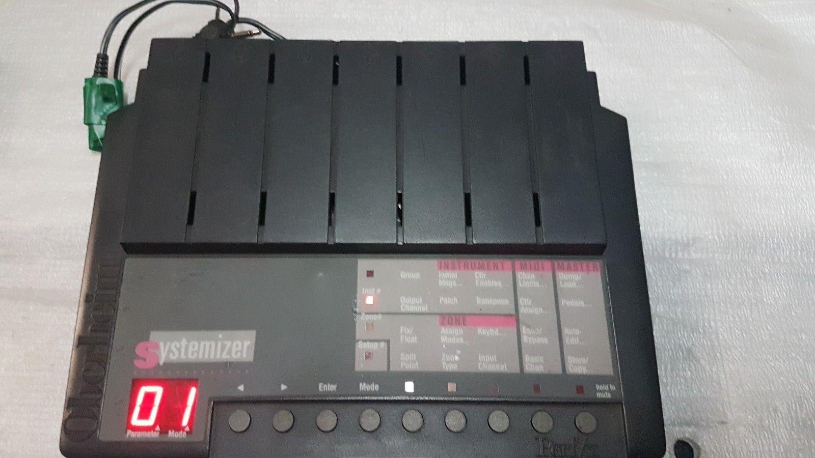 MATRIXSYNTH: Rare Oberheim Systemizer Desktop MIDI Utility Perf/x Box