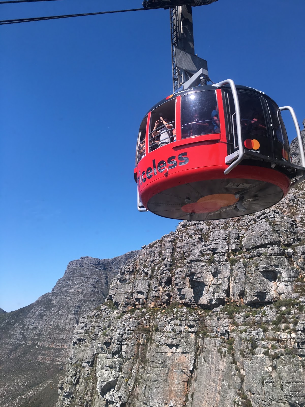 Cable car at Table Mountain, Cape Town #mysundayphoto