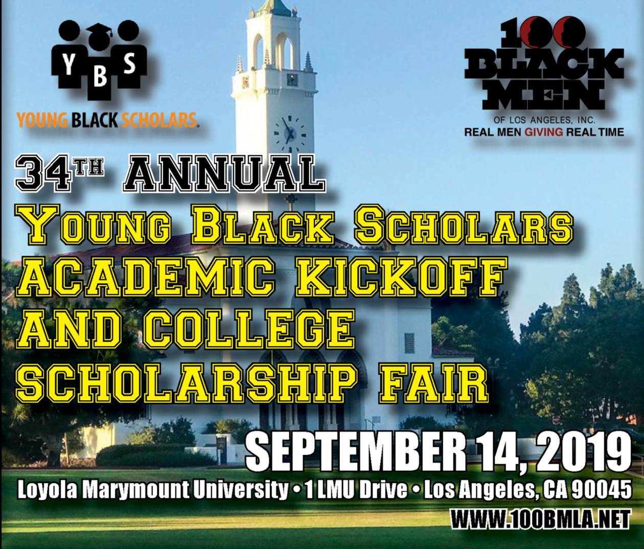 Student Opportunities: Young Black Scholars Academic Kickoff and ...