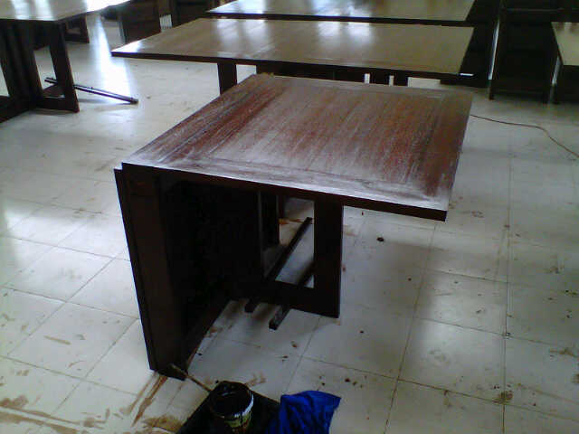 meja lipat minimalis dari kayu akasia, mindi dan jati | produsen ...