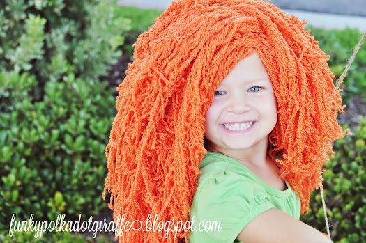 Holiday Travel Park: Wiggin' Out: Princess {Merida} Costume Wig Tutorial