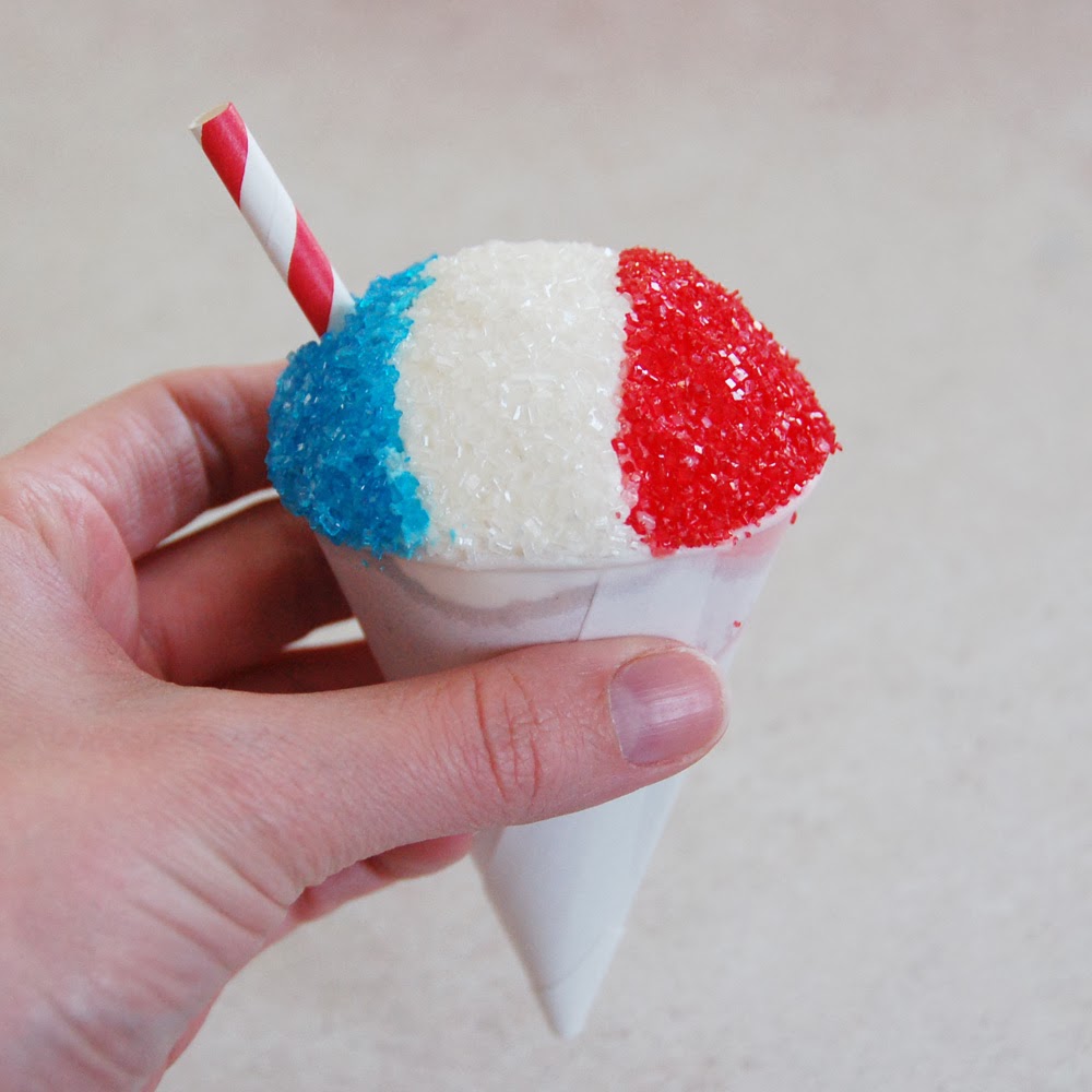 The Almost Perfectionist: Snow Cone Cupcakes