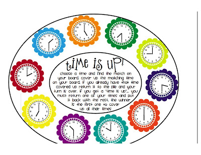 Tales From a K-1 Classroom: Telling Time (FREEBIE)