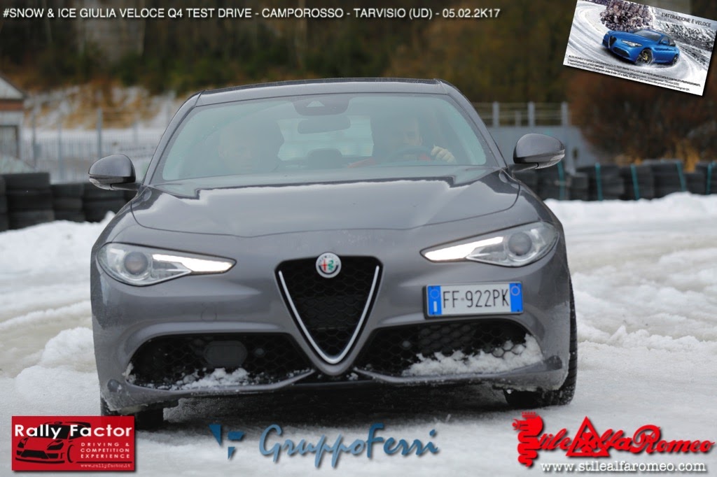 STILE ALFA ROMEO: Alfa Romeo Giulia Veloce Q4 - Ice & Snow TEST DRIVE ...
