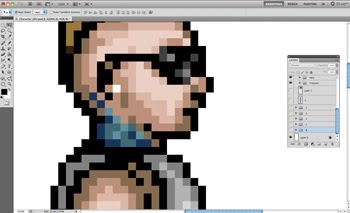 Turn a photo into a 16-bit arcade game character | rama 8log's