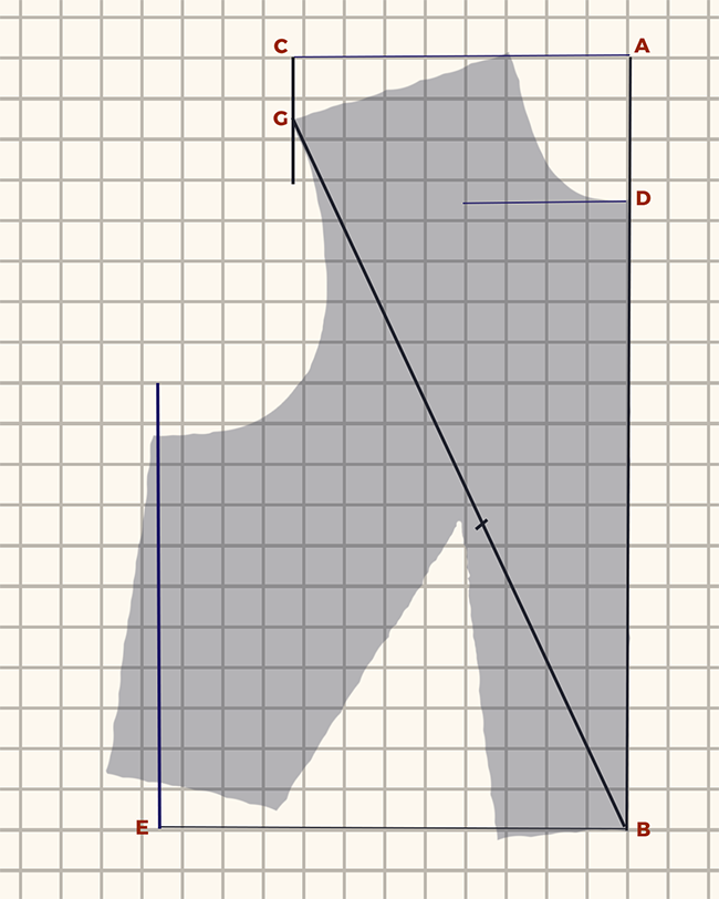 The Closet Historian: Pattern Drafting: Drafting the Basic (Bodice) Sloper