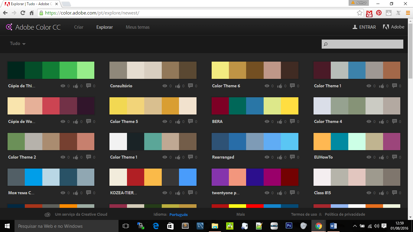 Dicas da semana # 02 - Paleta de cores. ~ Dicas e Codigos Web