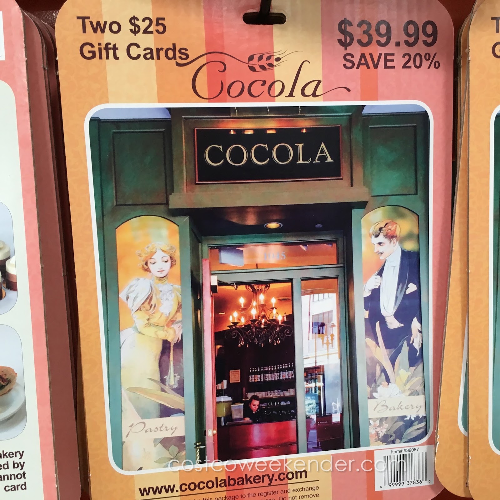 Cocola Bakery 2 $25 Gift Cards | Costco Weekender