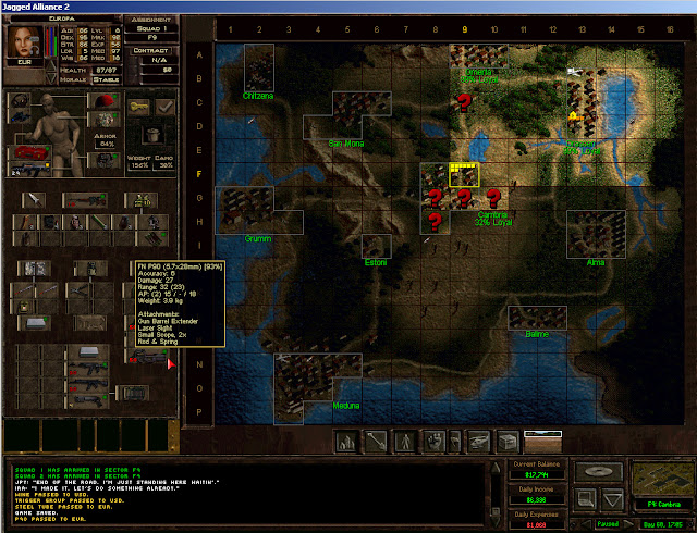 The Best Games Ever: Jagged Alliance 2 Gold - Battle for Cambria Screenshot