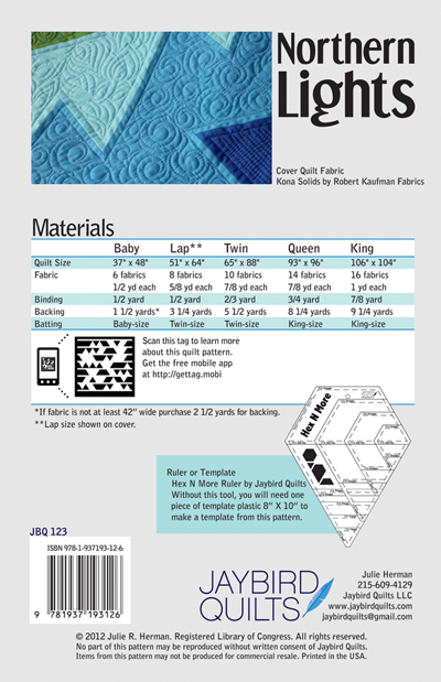 Jaybird Quilts: Northern Lights
