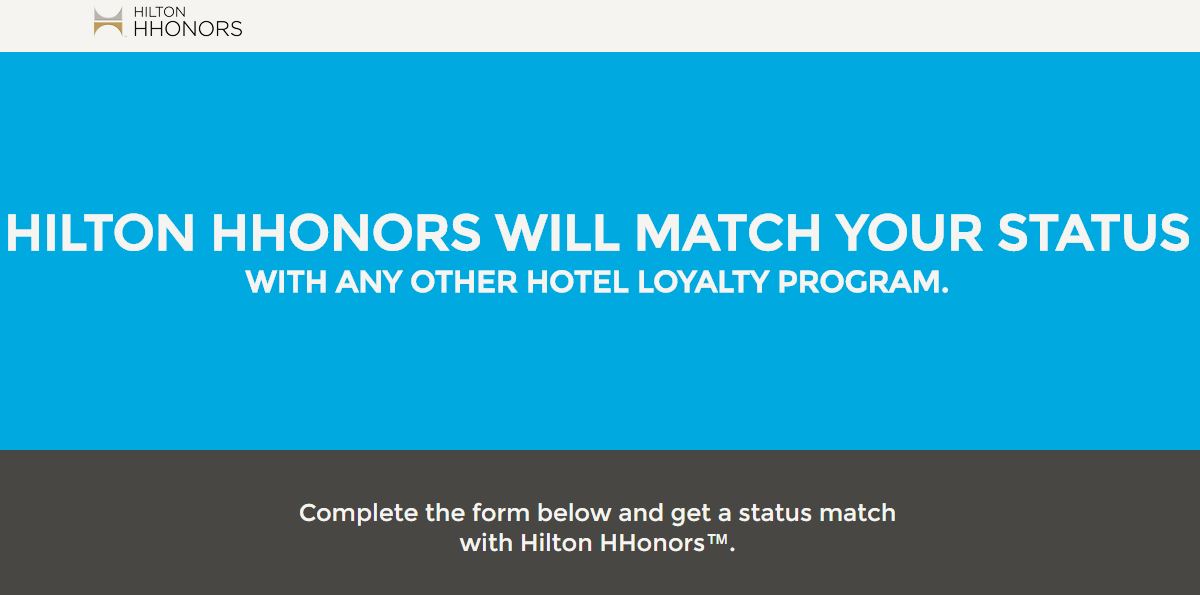 Hilton HHonors Match Your Status With Any Other Hotel Loyalty Program ...