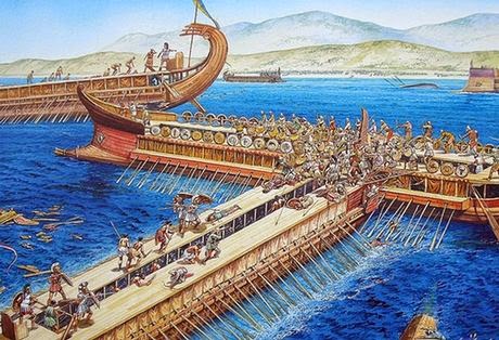 ΕΝΝΕΑ ΕΤΗ ΦΩΤΟΣ: Η ΝΑΥΜΑΧΙΑ ΤΗΣ ΣΑΛΑΜΙΝΑΣ ΚΑΙ Η ΦΡΑΣΗ "ΠΑΤΑΞΟΝ ΜΕΝ ...