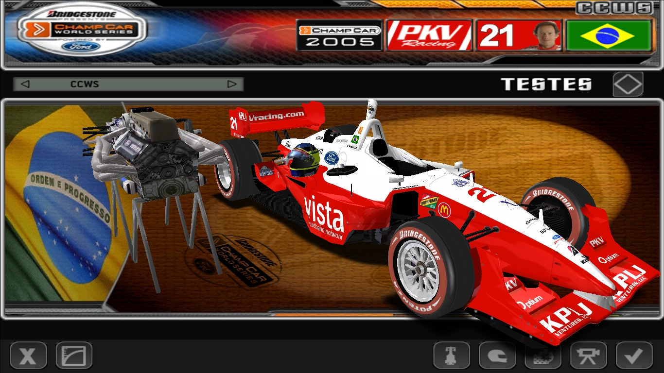 F1 Challenge BRASIL: ChampCar Evolution 2005 HLT [Editado]