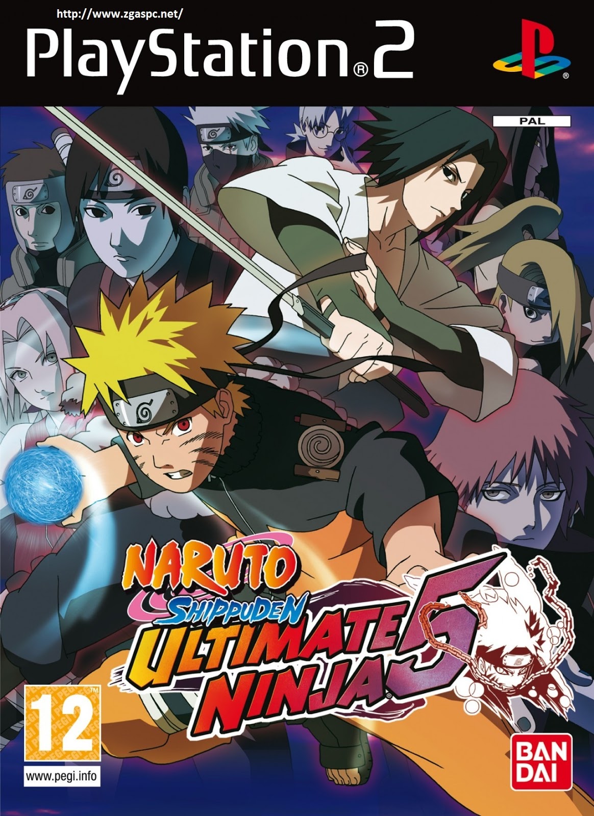 Naruto Shippuden Ultimate Ninja 5 ISO PS2 Compress - Rare Games ~ RRGamez