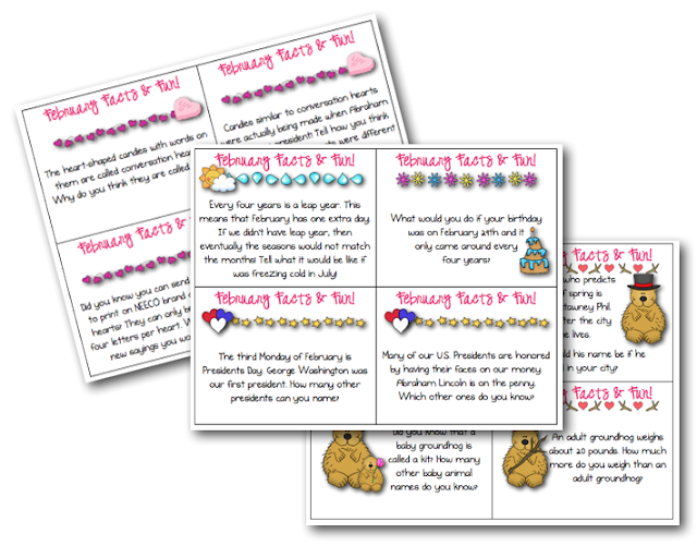 February Facts & Fun Freebie! - Sunny Days in Second Grade