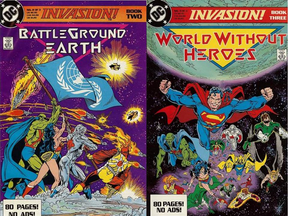 Dave's Comic Heroes Blog: DC Invasion Crossovers Part 2