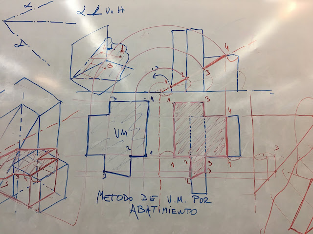 Elementos de Diseño Uno: Corte oblicuo y verdadera magnitud