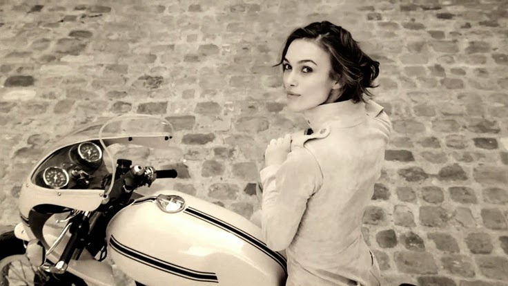 Keira Knightley Chanel Motorcycle