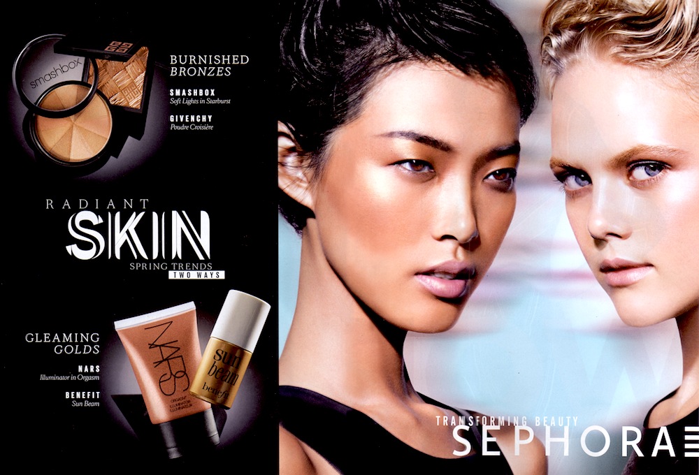 ASIAN MODELS BLOG: AD CAMPAIGN: Tian Yi for Sephora, Spring/Summer 2012