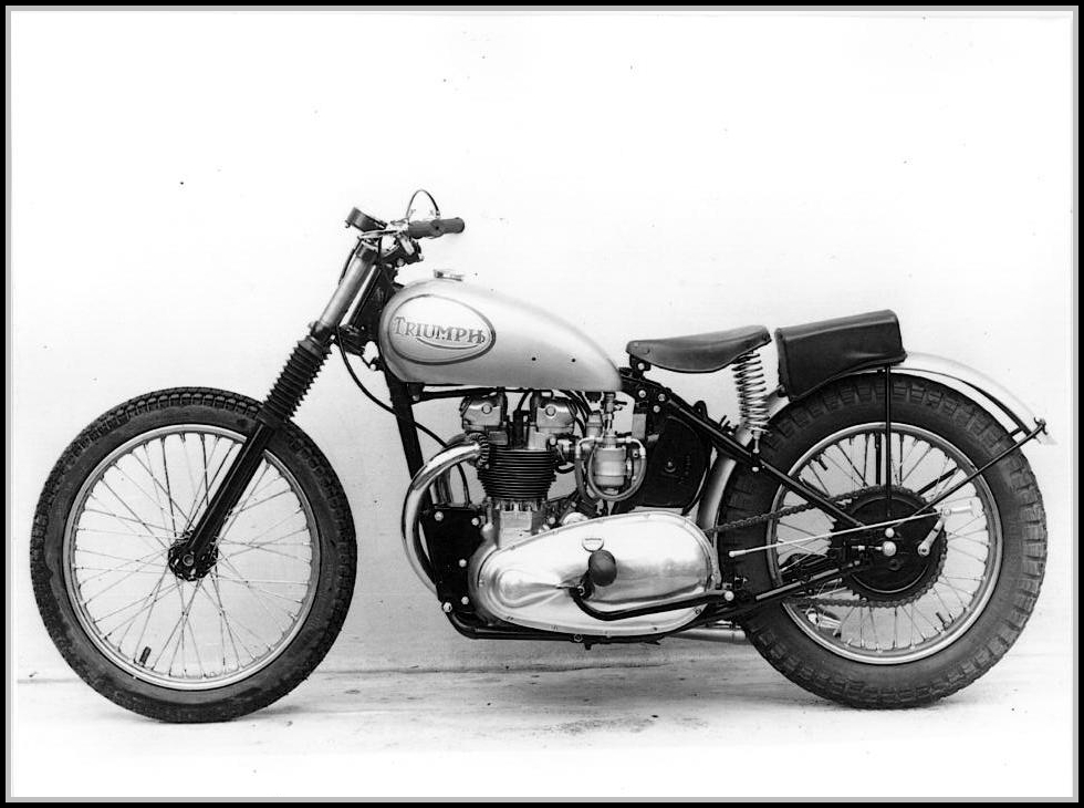 THE ALL ALLOY 500 PRE UNIT TRIUMPHS: 1955/56 Triumph T100 RR