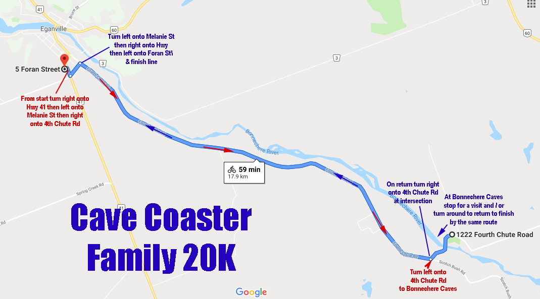 Tour de Bonnechere: 20km, 50km, 65km & 100km Routes