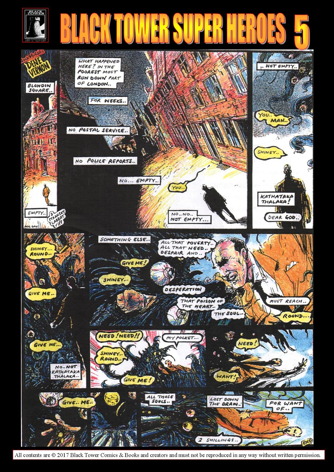 UK GOLDEN AGE HEROES AND COMICS: Black Tower Super Heroes