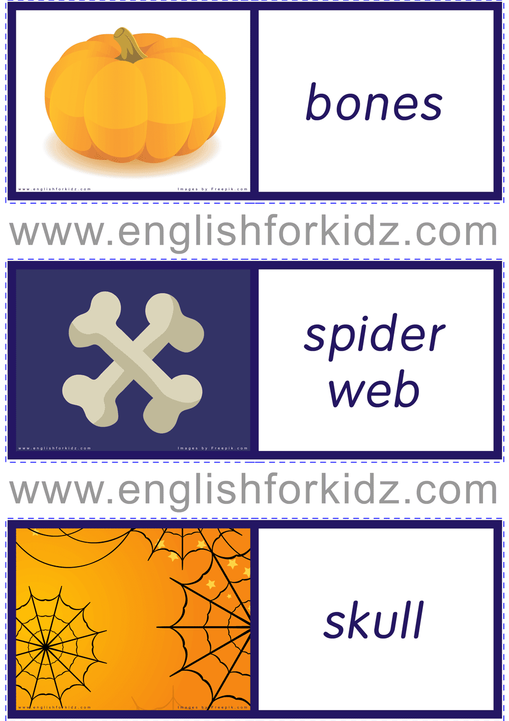 Printable Halloween Dominoes. Part 1.