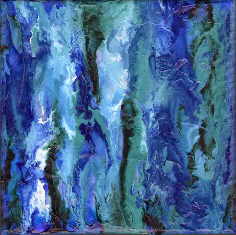 Art Pourings: Abstract Fluid Acrylic Pouring with ink on Textured ...