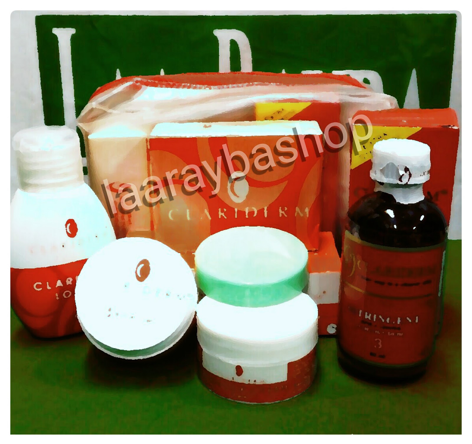 Laa Rayba Shop: CLARIDERM PAKET PEMUTIH WAJAH CARA CEPAT