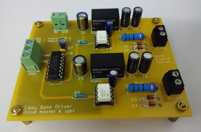 electronic too free: Easy gate driver testing - FOD3120V, IGBT, MOSFET
