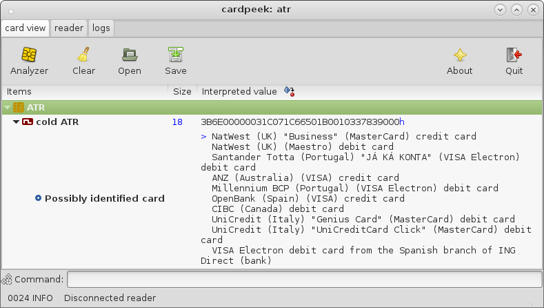Esperienze informatiche ai confini della realtà: Lettore di Smart Card ...