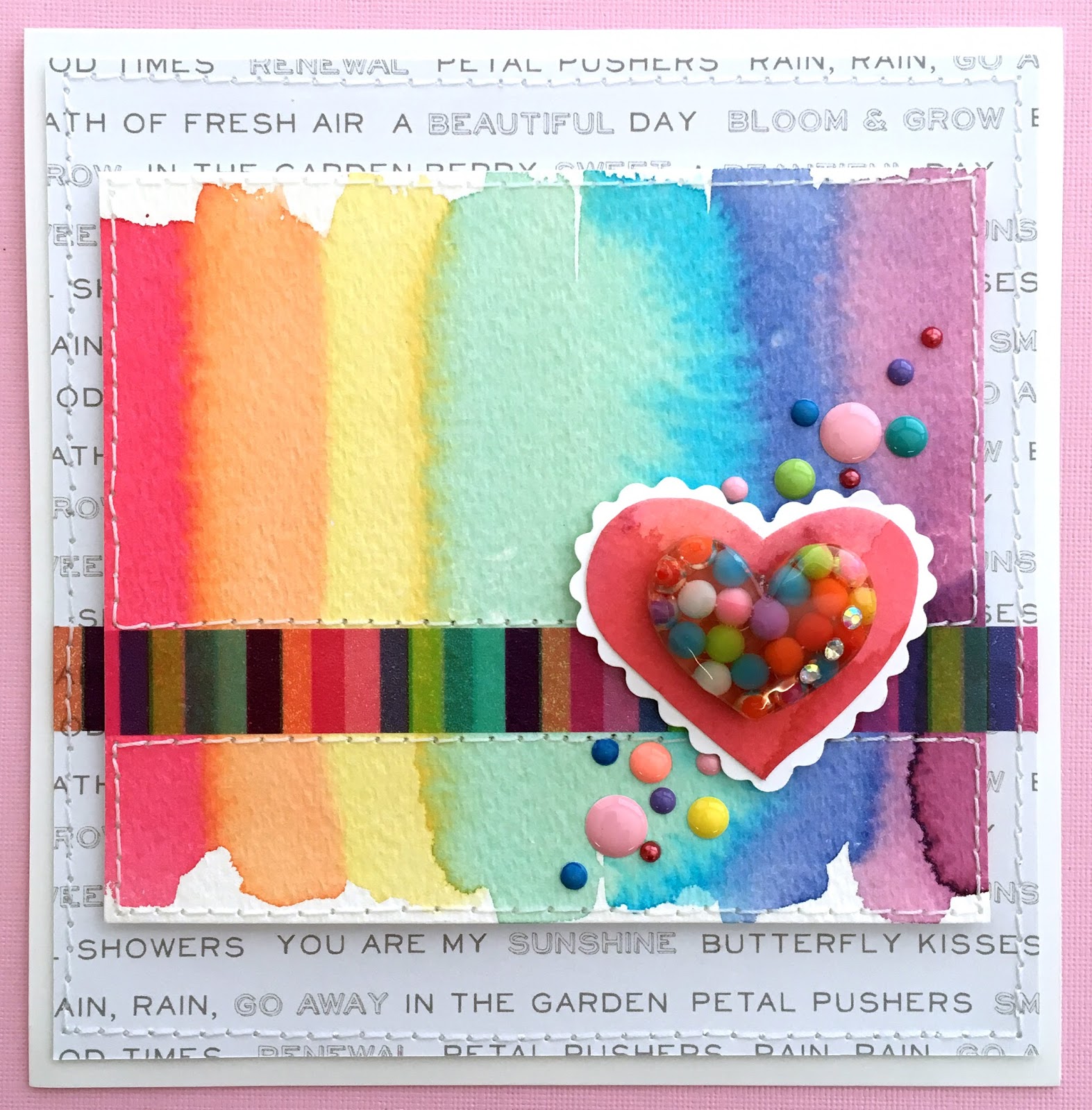 ...all the GOOD blog names were taken...: double rainbow! (...of cards...)